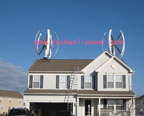 Residential Maglev Vawt 1-5kw Wind Turbine, High Quality Residential ...