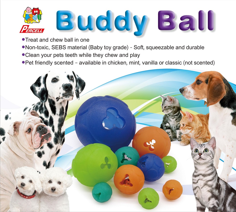 Percell Large Buddy Ball Durable Treat Dispensing Toy China ...