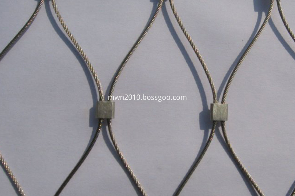 Stainless Steel Ferrule Rope Mesh With High Flexibility, High Quality ...