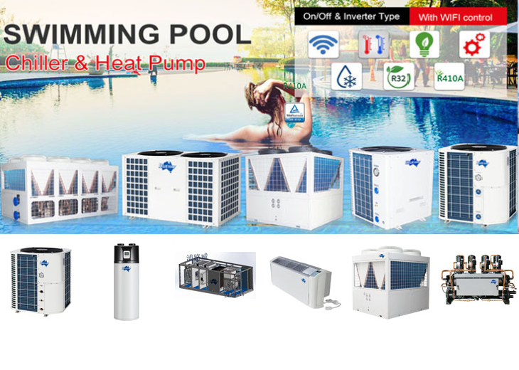 Ce Certified R32 Refrigerant Swim Pool Heat Pump, High Quality Ce ...