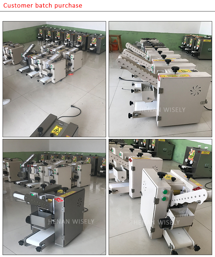 Stainless Steel Dumpling And Wonton Wrapper Making Machine, High ...