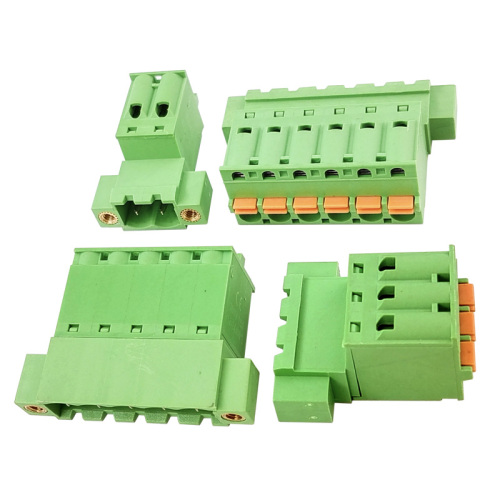 5.08mm Pith Spring Solderless Butt Male Terminal Block With Locking ...
