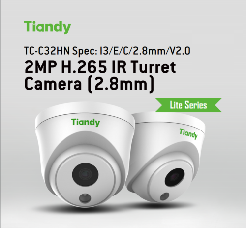 Tiandy 2mp H.265 Ir 터렛 카메라 2.8mm Tc-c32hn2.0, Bossgoo.com의 고품질 Tiandy 2mp H.265 Ir 터렛 카메라 2.8mm ...