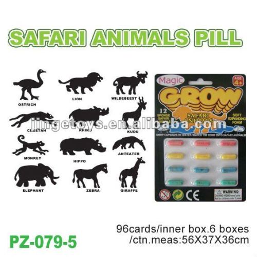 Magic Safari Animal Growing Capsule, High Quality Magic Safari Animal ...