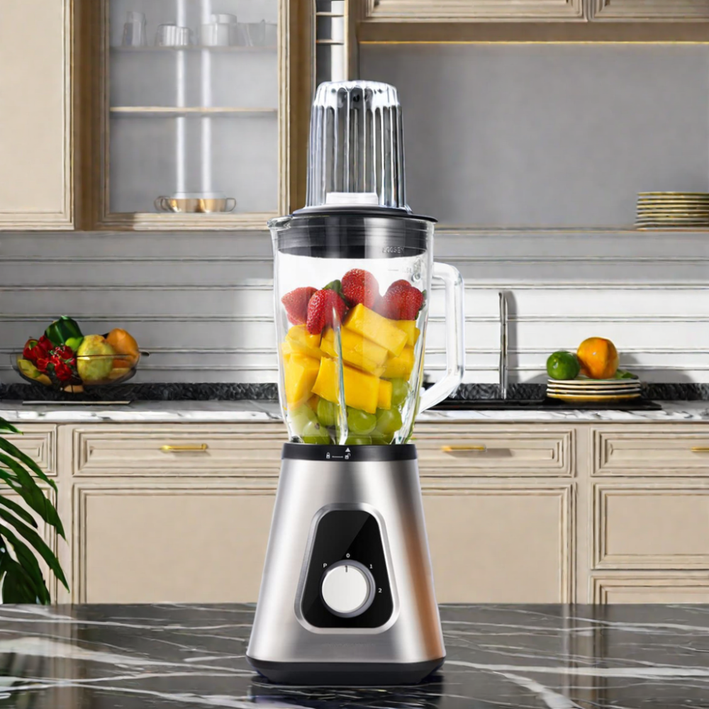 1.5 Liter High-speed Heavy Duty Table Top Blender With Stainless Steel ...