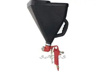 Black Gravity Feed Air Hopper Gun 3 Nozzles Sheetrock Textu, High ...