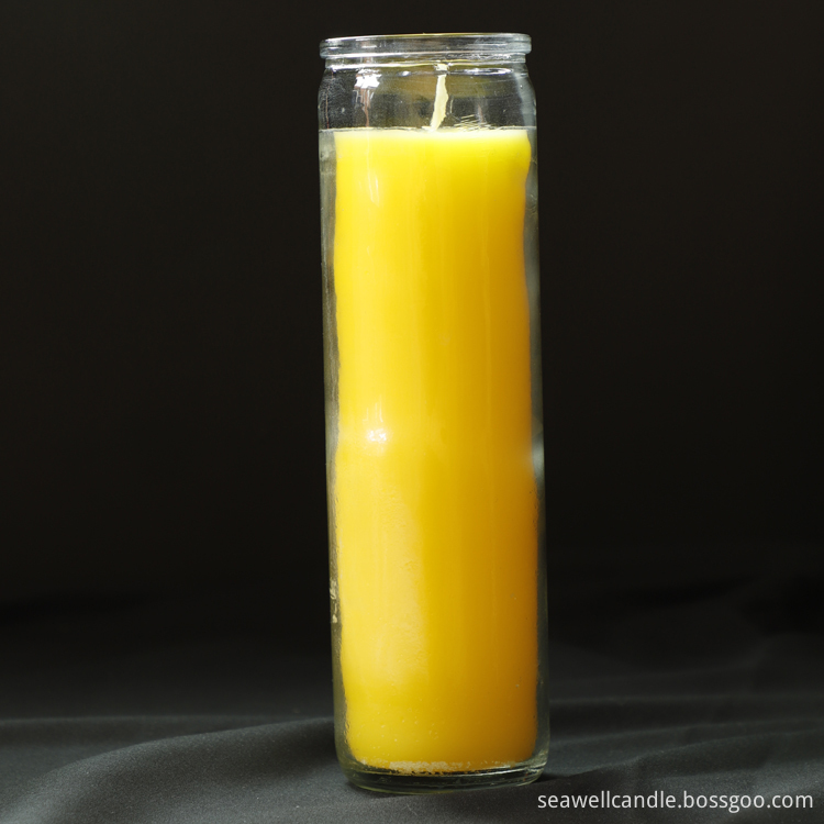 Paraffin Wax Candles Clear Glass 7 Day Candles, High Quality Paraffin ...