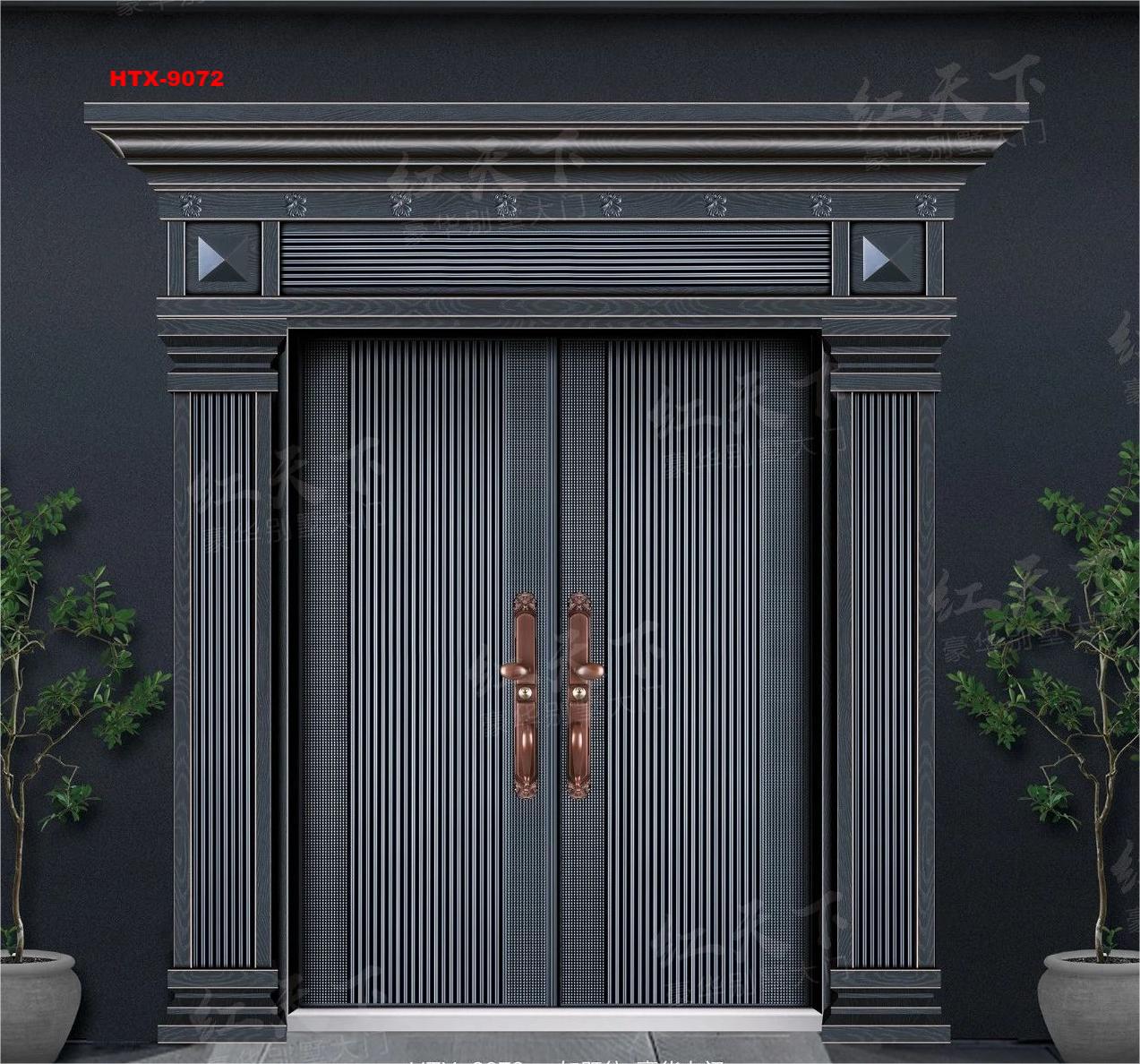 Luxurious Main Gate Design And Home Security Front Entry Doors Htx-9072 ...