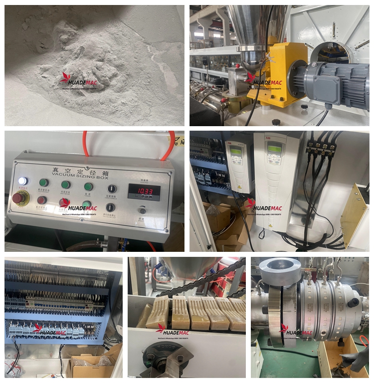 Pvc สายการผลิตท่อแข็งสำหรับน้ำลำเลียง คุณภาพสูง Pvc สายการผลิตท่อแข็ง ...