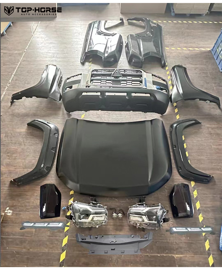 Mitsubishi Triton L200 Facelift Body Kit: Bumper, Bonnet, Headlights ...
