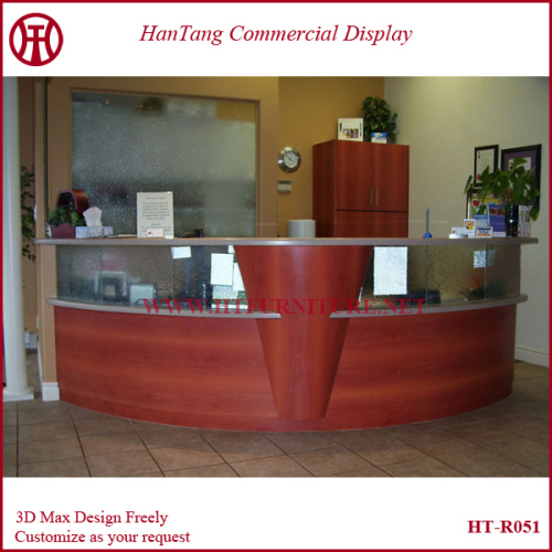Shopping Mall Round Curved Reception Desk Design, High Quality Shopping ...