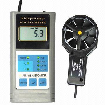 Digital Anemometer, Can Test The Speed, Temperature, 0.4-30m/s, High ...