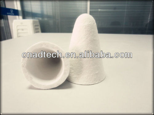 Ceramic Fiber Vacuum Formed Tap Out Cone, High Quality Ceramic Fiber ...