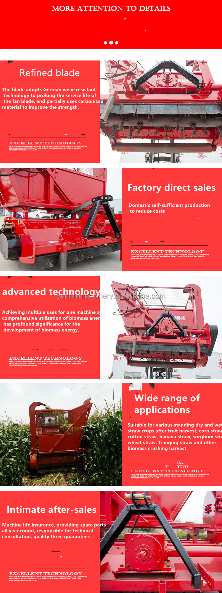 Mini Tractor Mounted Napier Grass Corn Silage Chopper Cutting Machine ...