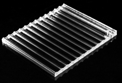 clear textured plastic sheet