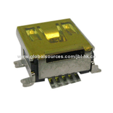 Smt Usb Connector With A-type 2.0, Female, 30v Dc/1a Rating, 3,000 ...