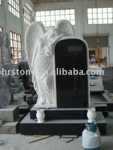 Angel Engraving Memorial Headstone Designs, High Quality Angel ...