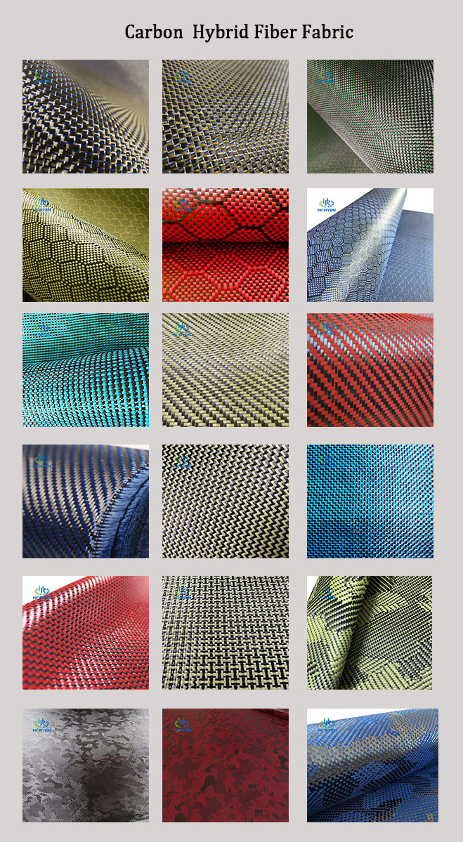 High Quality 200gsm Aramid Carbon Fiber Fabric Roll, High Quality High ...