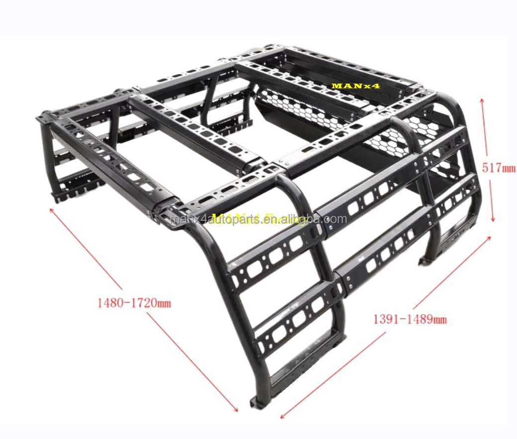 Universal Adjustable Roll Bar Bed Rack For Pickup Trucks, High Quality ...