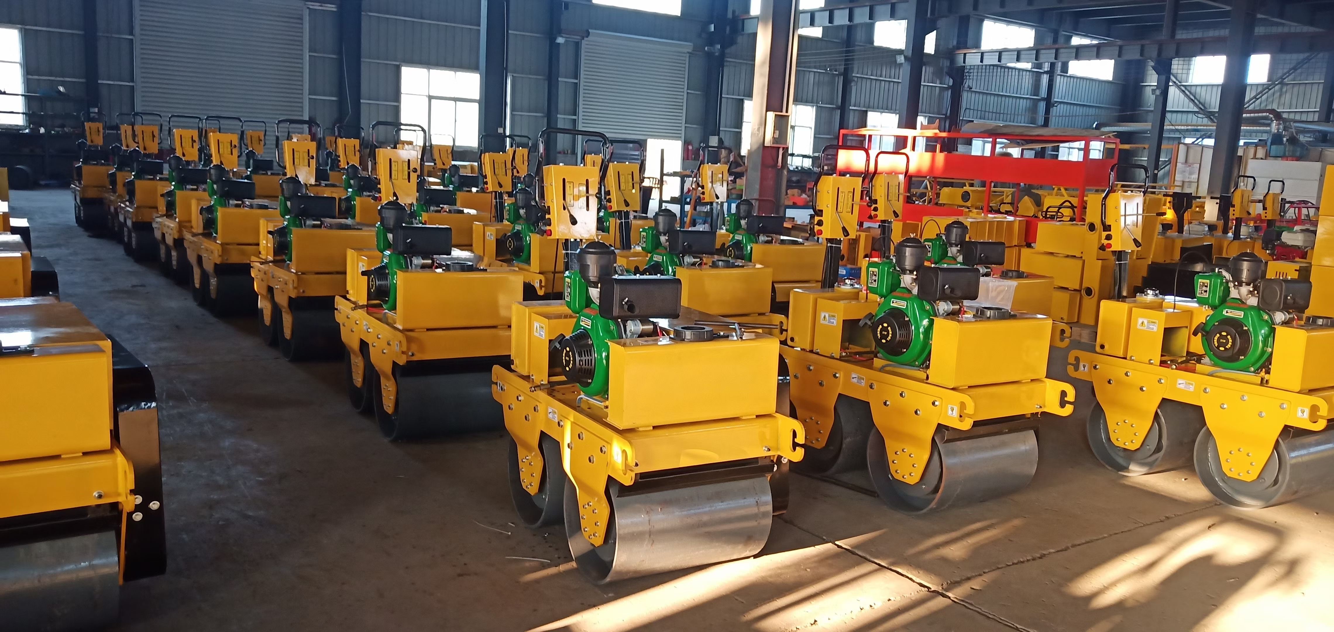 Road Construction Machines 700kg 800kg 1 Ton Vibratory Asphalt Gasoline ...