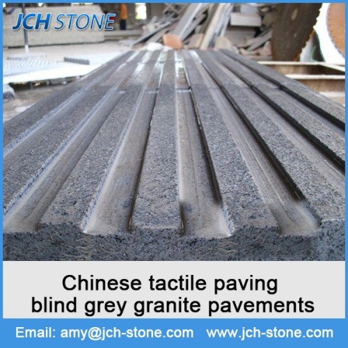 Chinese Tactile Paving Blind Grey Granite Pavements, High Quality ...