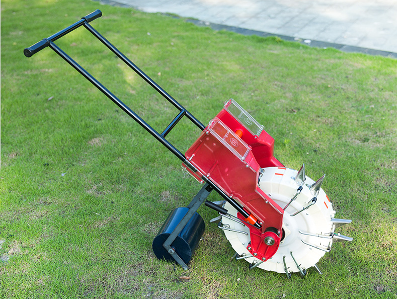 Manual Hand Push Corn Grain Seeder With Fertilizer For Maize Planting ...
