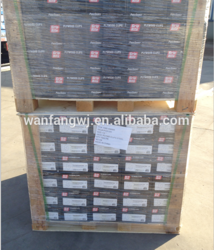 Electro Galvanized Steel Construction Plywood Clips, High Quality ...