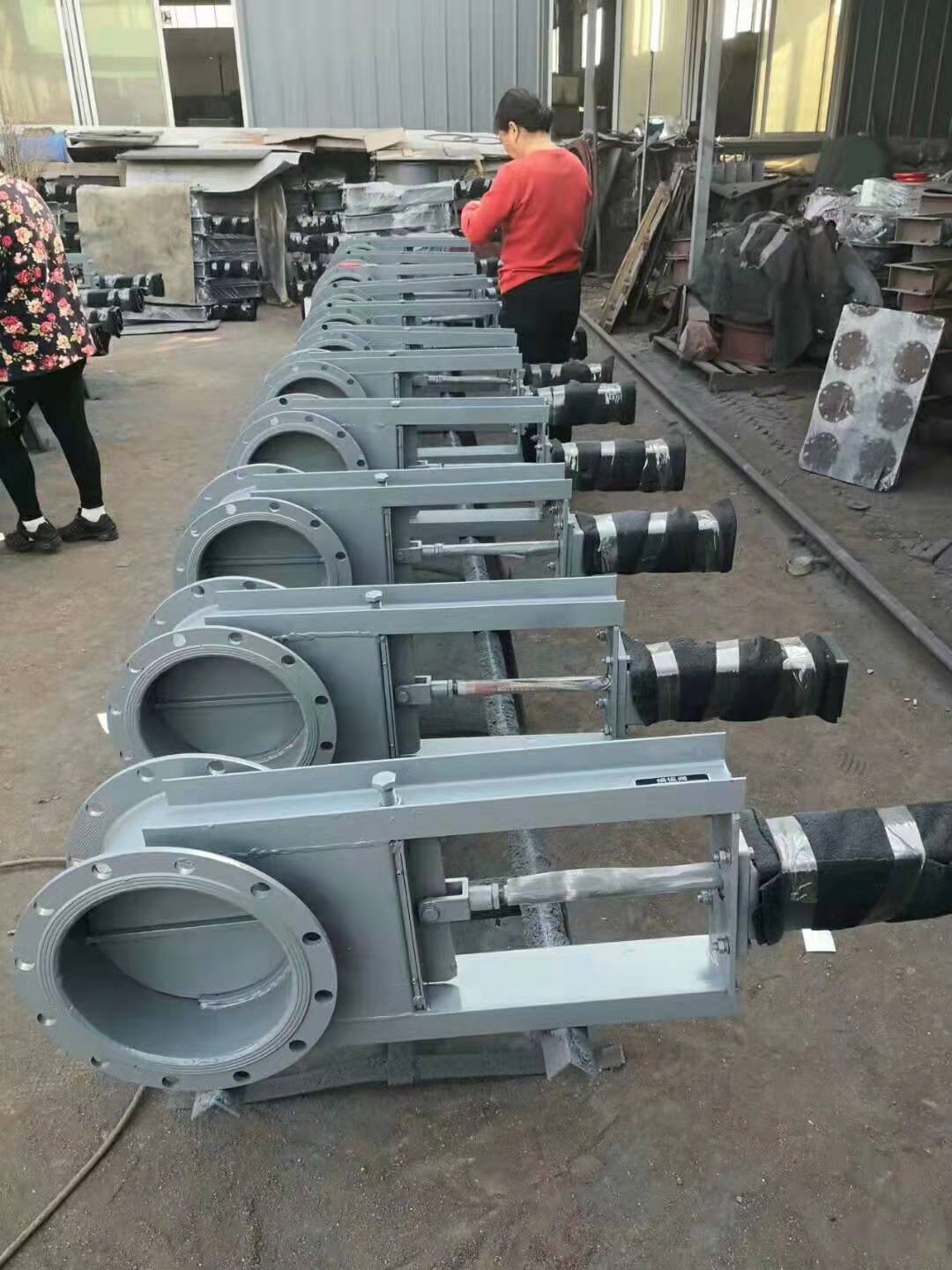 Pneumatic Actuator Air Operated Knife Slide Gate Valve, High Quality ...