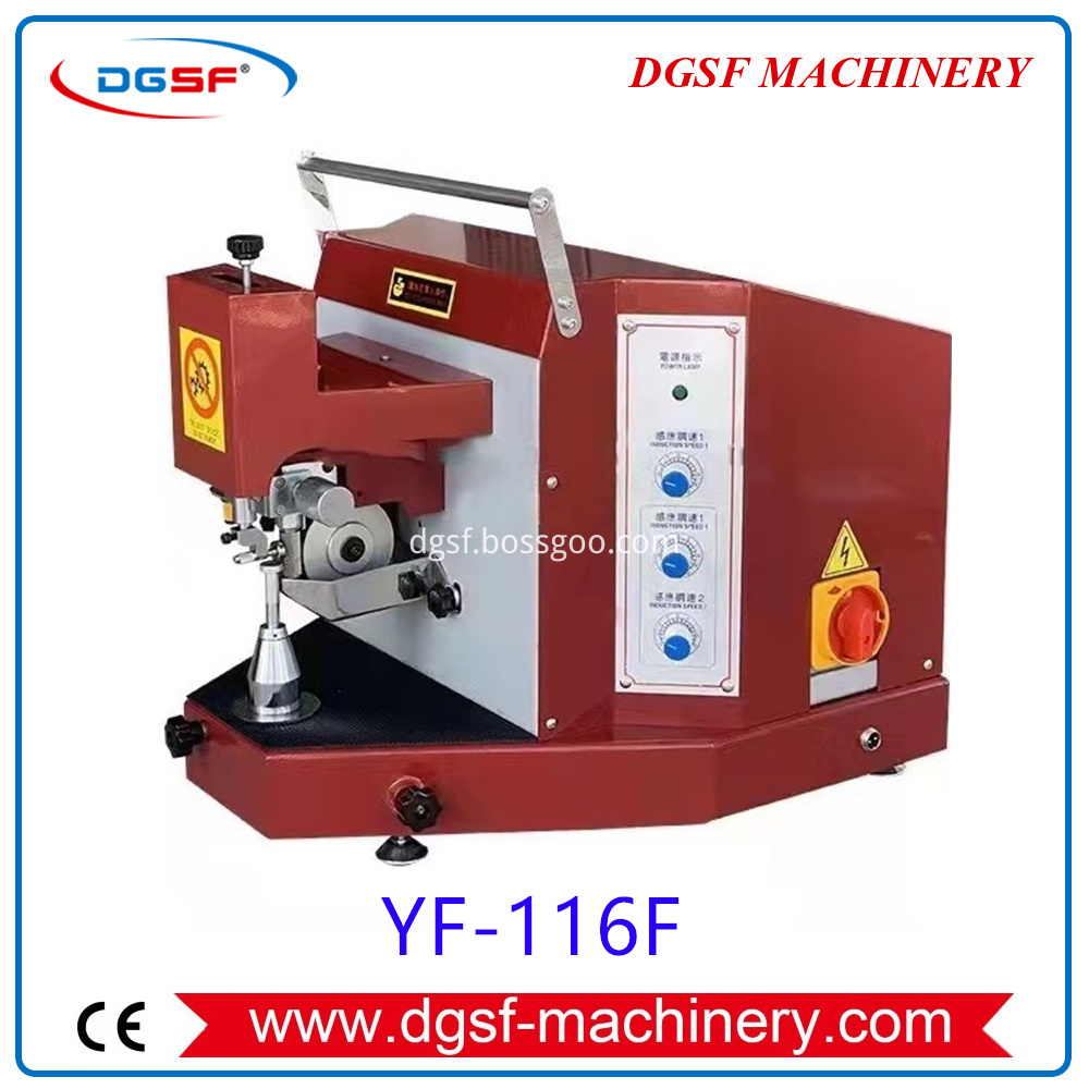 Automatic Leather Edge Coloring Inking Painting Machine Yf-116f, High ...