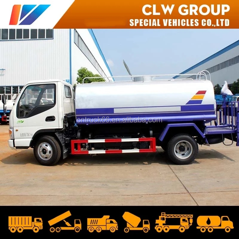 Jac 5000 Liters Water Bowser Truck 5 Ton Fire Fighting Water Tank Truck ...