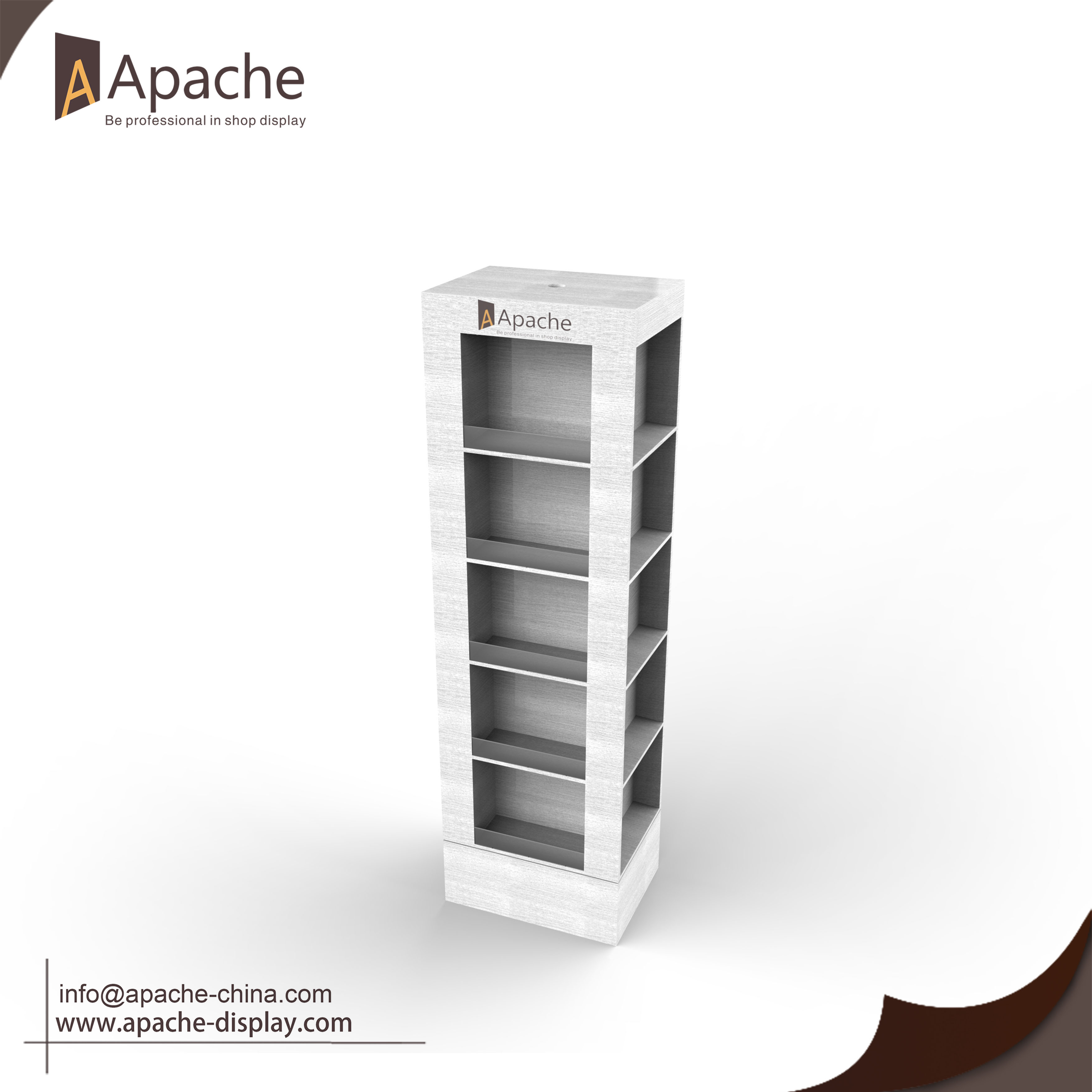 Wooden Rotary Book Display Rack, High Quality Wooden Rotary Book ...