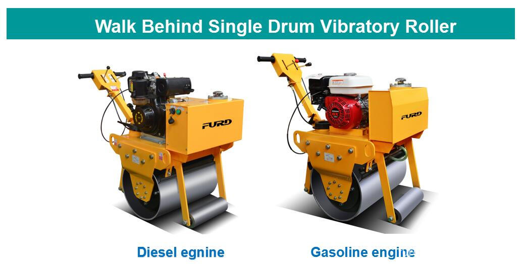 325kg Single Drum Mini Road Roller Compactor, High Quality 325kg Single ...