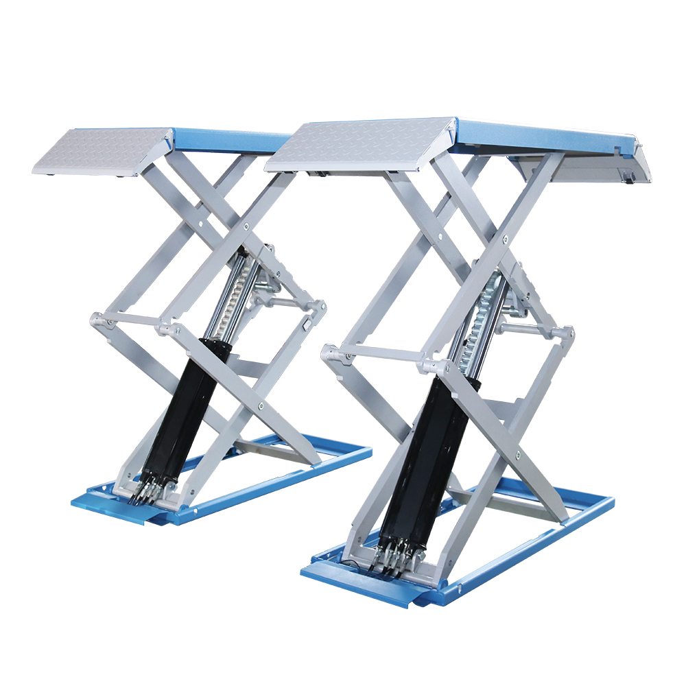 3500kg Capacity Low Profile Scissor Lift With Lock Device - Ce ...