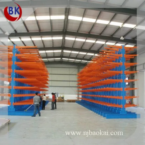 Steel Metallic Galvanized Warehouse Cantilever Racking Storage Systems ...