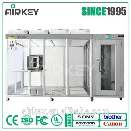Class 100 Modular Cleanroom / Clean Booth With Fan Filter Unit, High ...