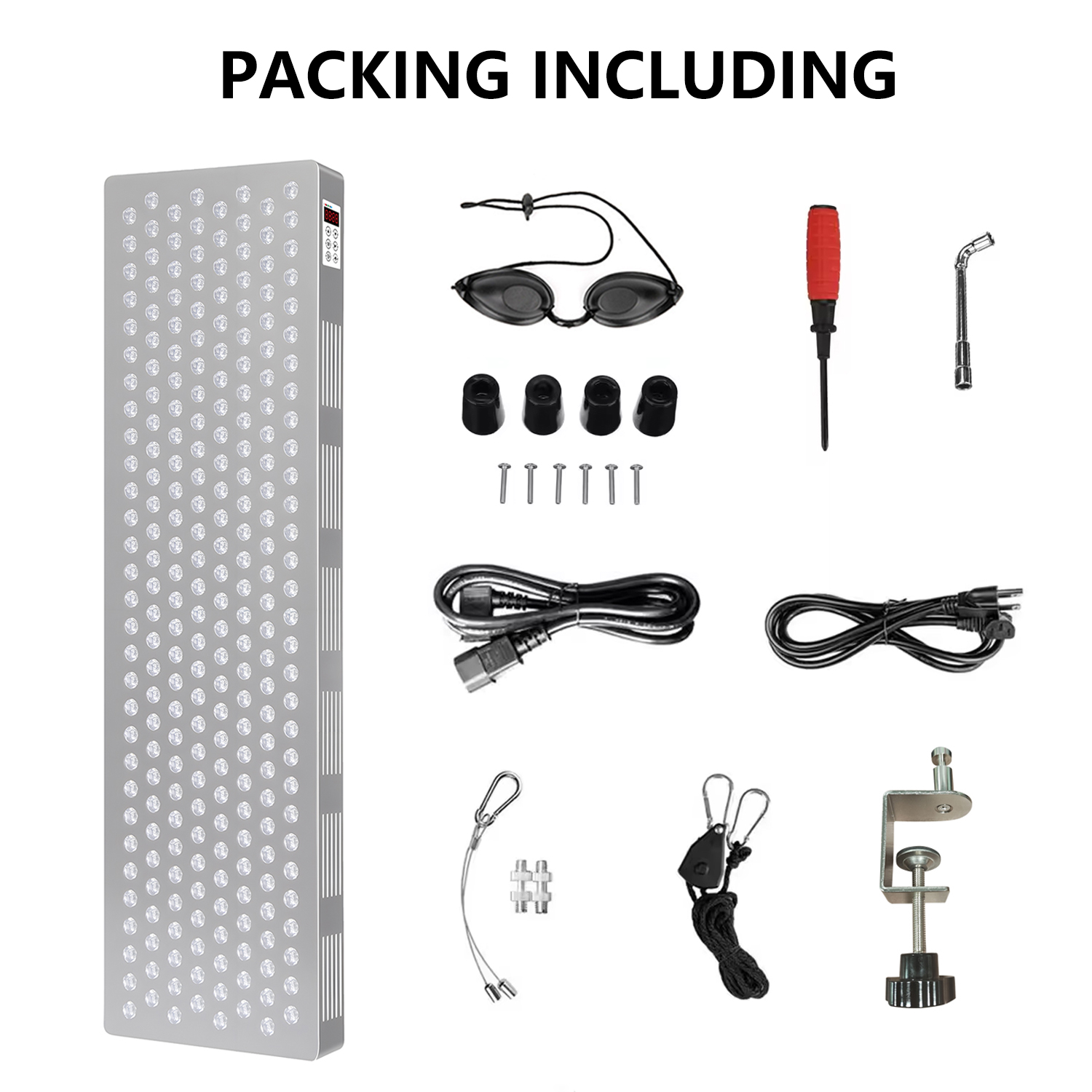1200w Led Red Light Therapy Panel For Face, Body, And Pain Relief, High ...