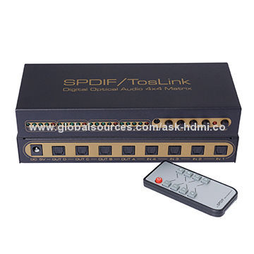 Digital Audio Amplifier 4x4 Spdif Matrix, High Quality Digital Audio ...
