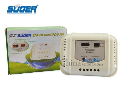 Suoer Solar Controller 20a Charge Controller 12v Solar Charger ...