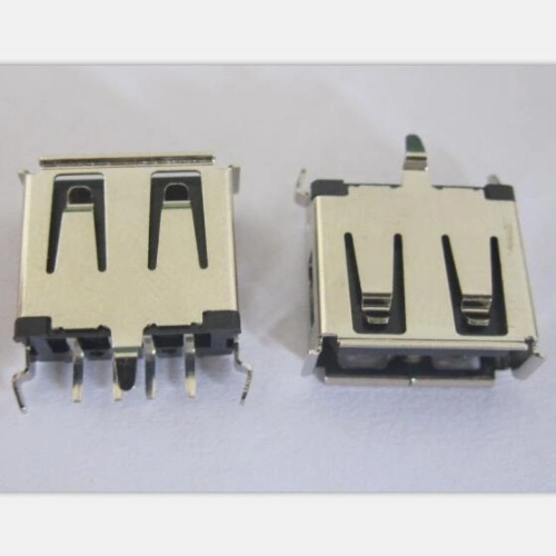 USB A Female Vertical DIP 3-Pegs Short Body China Manufacturers ...