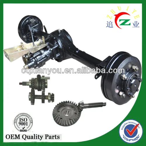 Rear Axle Tricycle Manual Brake Rear Axle Semi Floating Rear Axle, High ...