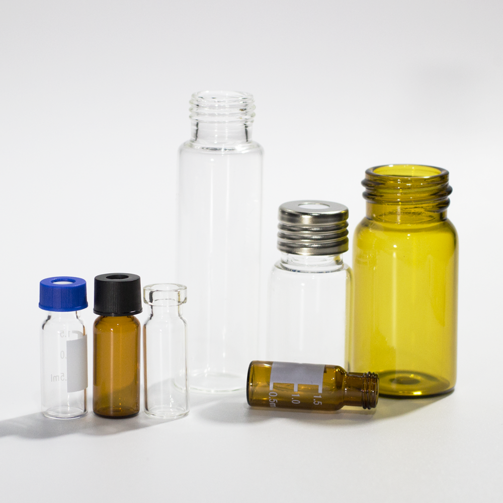 1.5ml Hplc Flat Bottom Chromatography Crimp Top Vials For Gc-ms, High ...