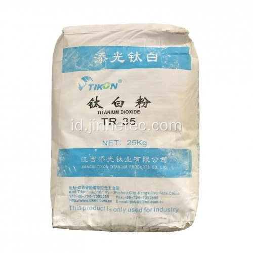 Cina Titanium Titanium Dioksida TR-35 Grade Sulfat untuk Pelapisan Produsen