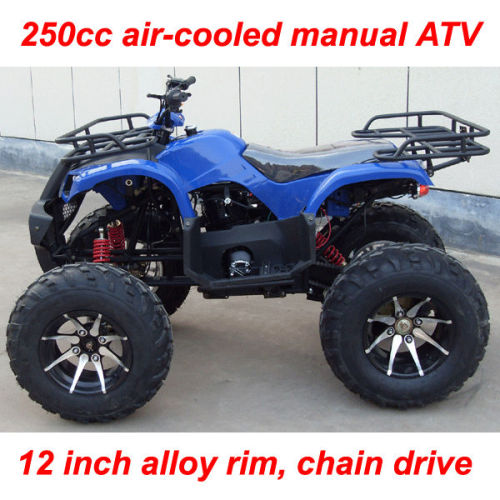 250cc Air-cooled Manual Atv With 12 Inch Alloy Rim, High Quality 250cc ...
