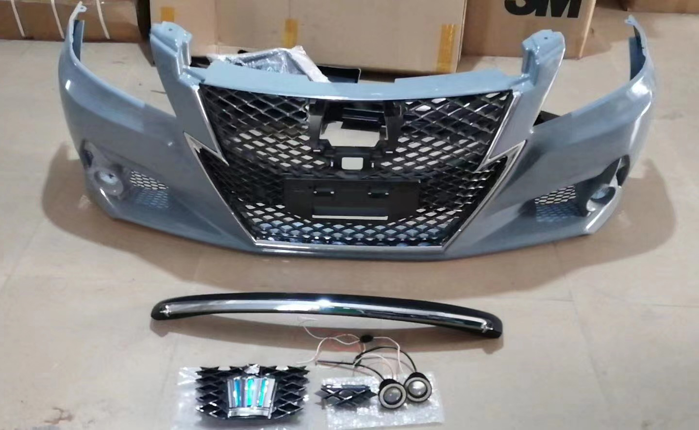 Front Bumper Body Kit For Toyota Crown Athlete 2013-2014 2015-2018 ...