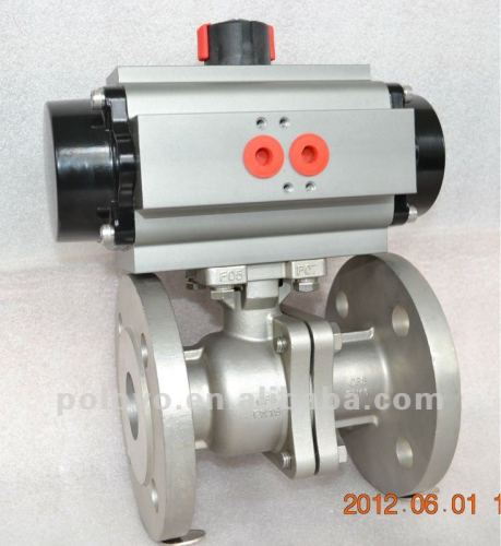 Pneumatic Operated Ball Valve, High Quality Pneumatic Operated Ball ...