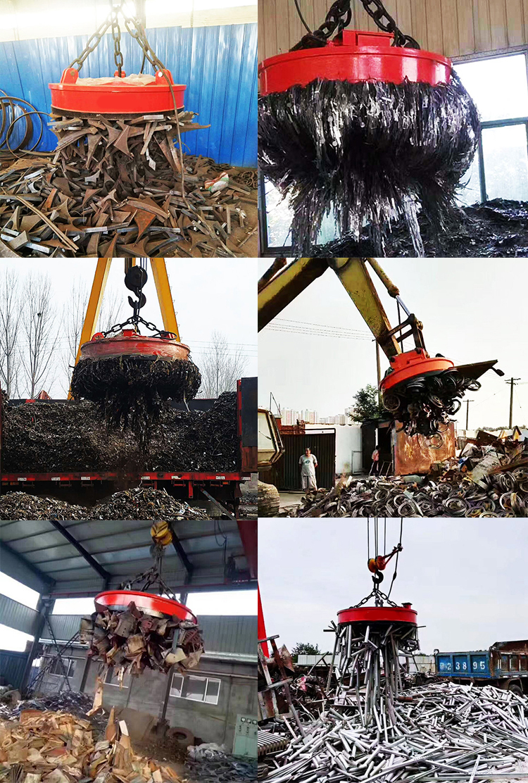 Steel Scrap Excavator Magnet For Lifting And Handling, High Quality ...