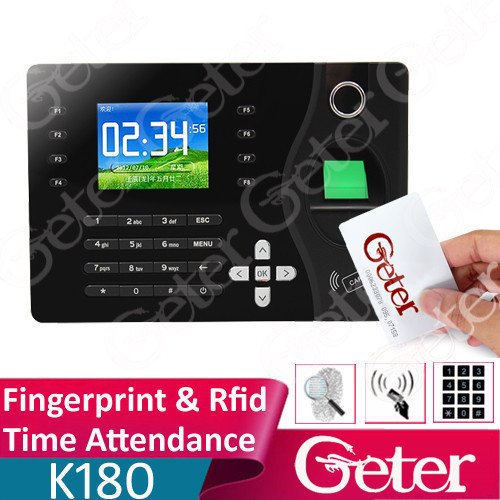Tcp/ip Commnication Biometric Fingerprint Time Clock, High Quality Tcp ...
