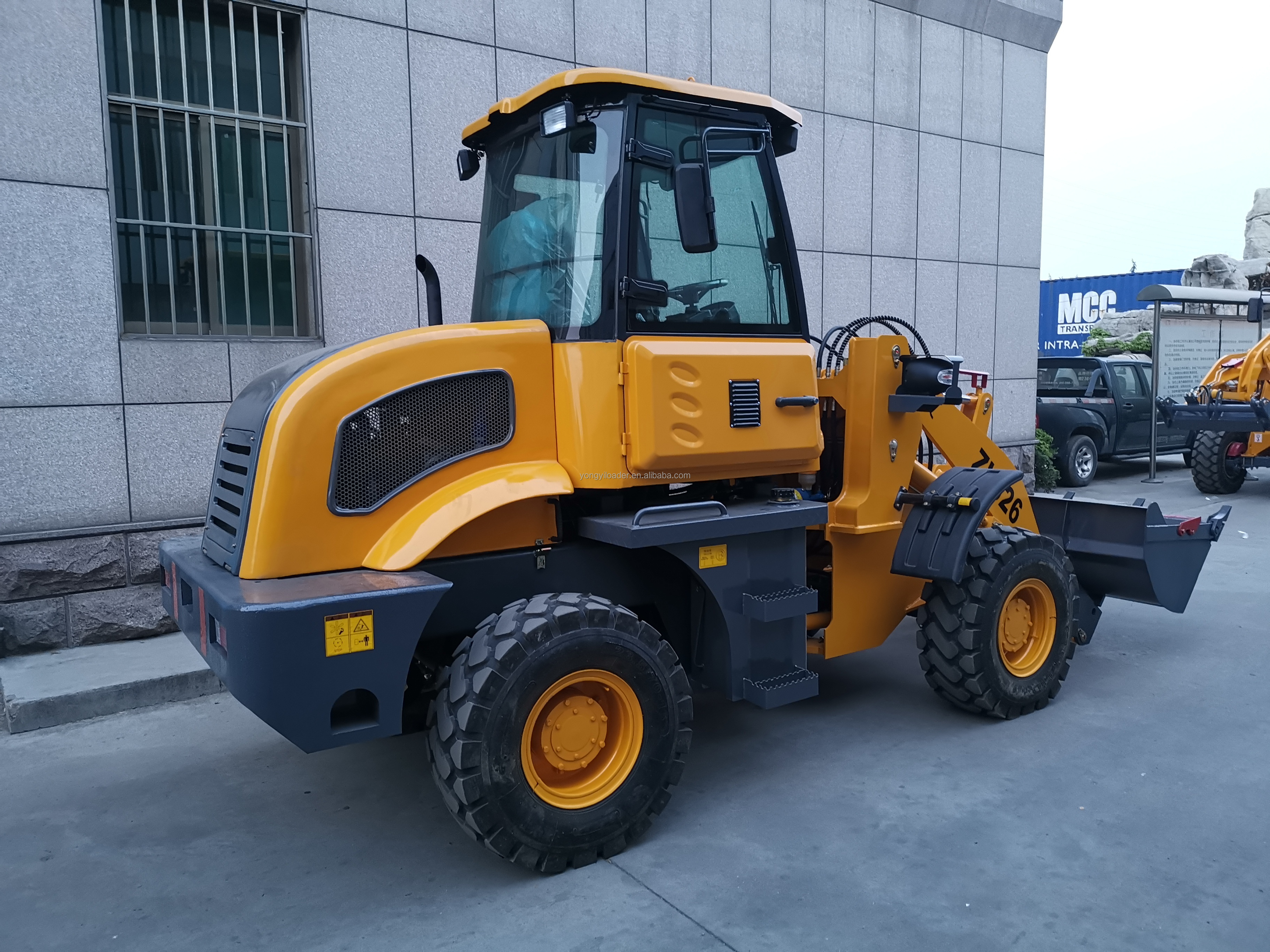 Chinese 2 Ton Wheel Loader - 58 Kw Construction Multiloader, High ...