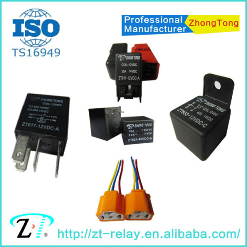 12v 24v 4pin 5pin 80a 100a Iron Auto Relay Different Types Of Relays ...