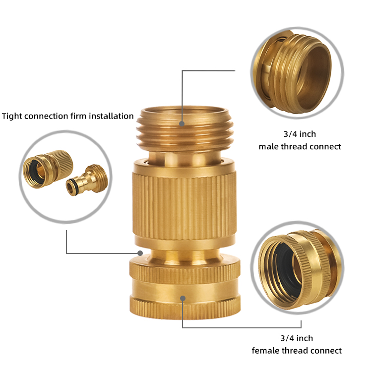 Quick Fitting Hose Adapter Pipe Connector For Irrigation Systems, High ...
